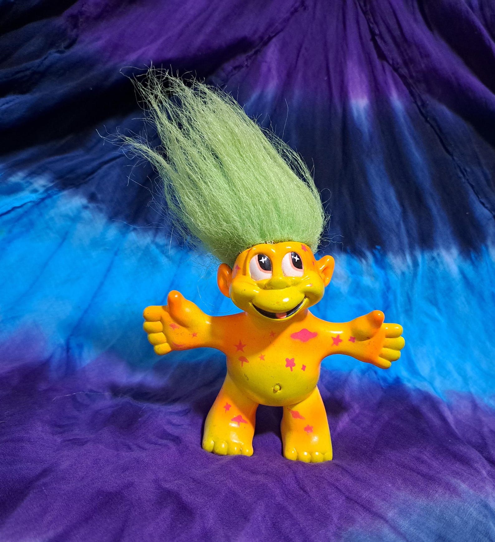Vintage Land of the Trolls Figure, 80s, Orange - Etsy
