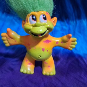 Vintage Land of the Trolls Figure, 80s, Orange - Etsy