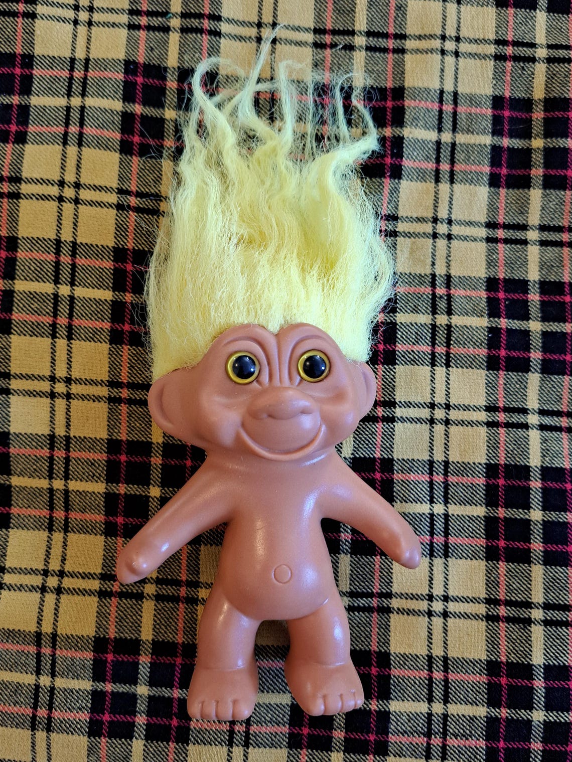 Vintage Trolls Doll, Yellow Hair - Etsy