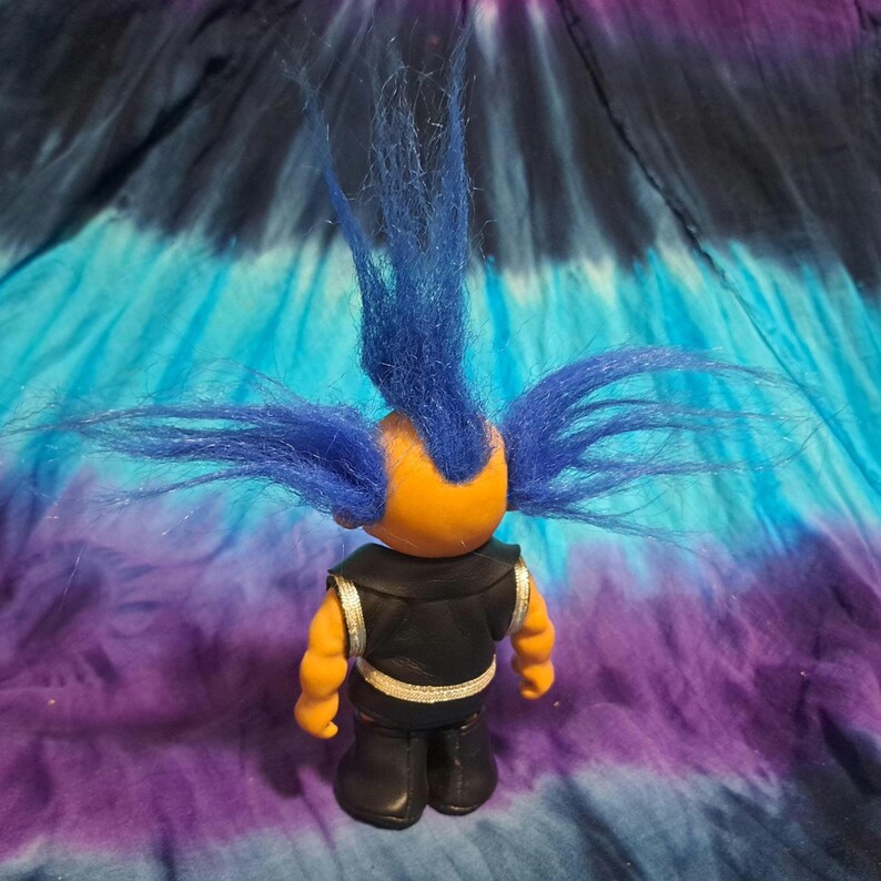 Vintage Doomslayers Zorga Trolls Figure, 80s, 5", Blue Mohawk - Etsy