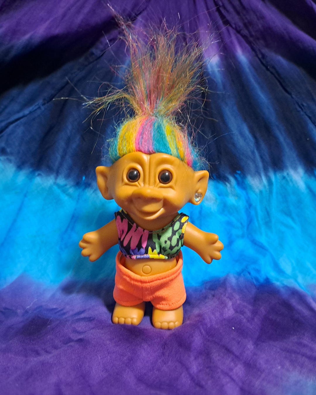 Vintage Land of the Trolls Figure, 80s, Orange - Etsy