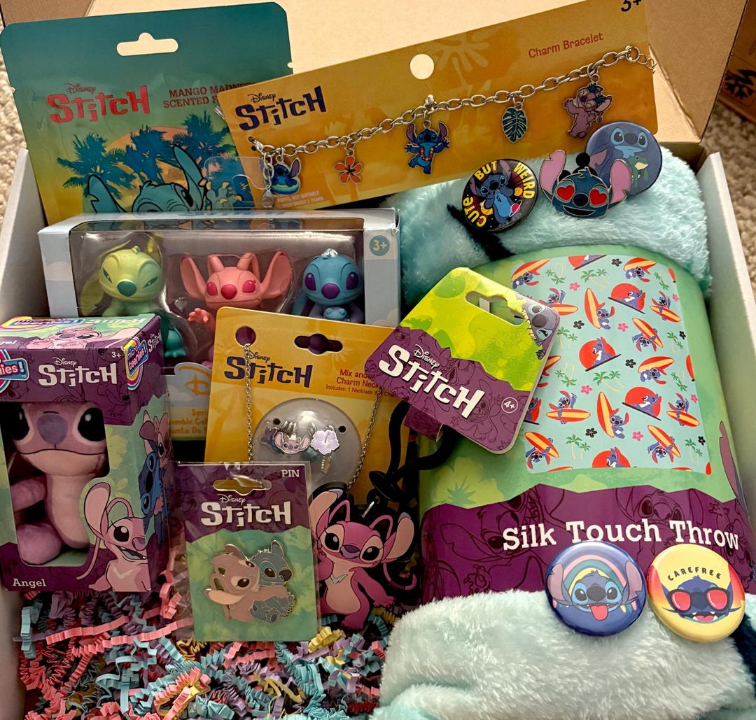 Stitch & Angel Gift Box - Etsy