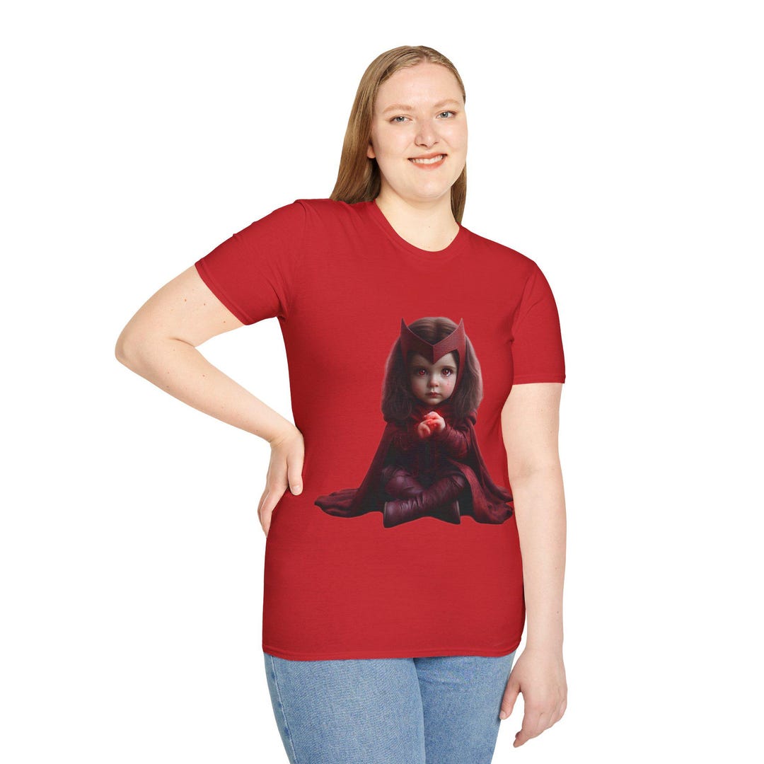 Scarlet Witch Baby Wanda Maximoff. Unisex Softstyle T-shirt - Etsy