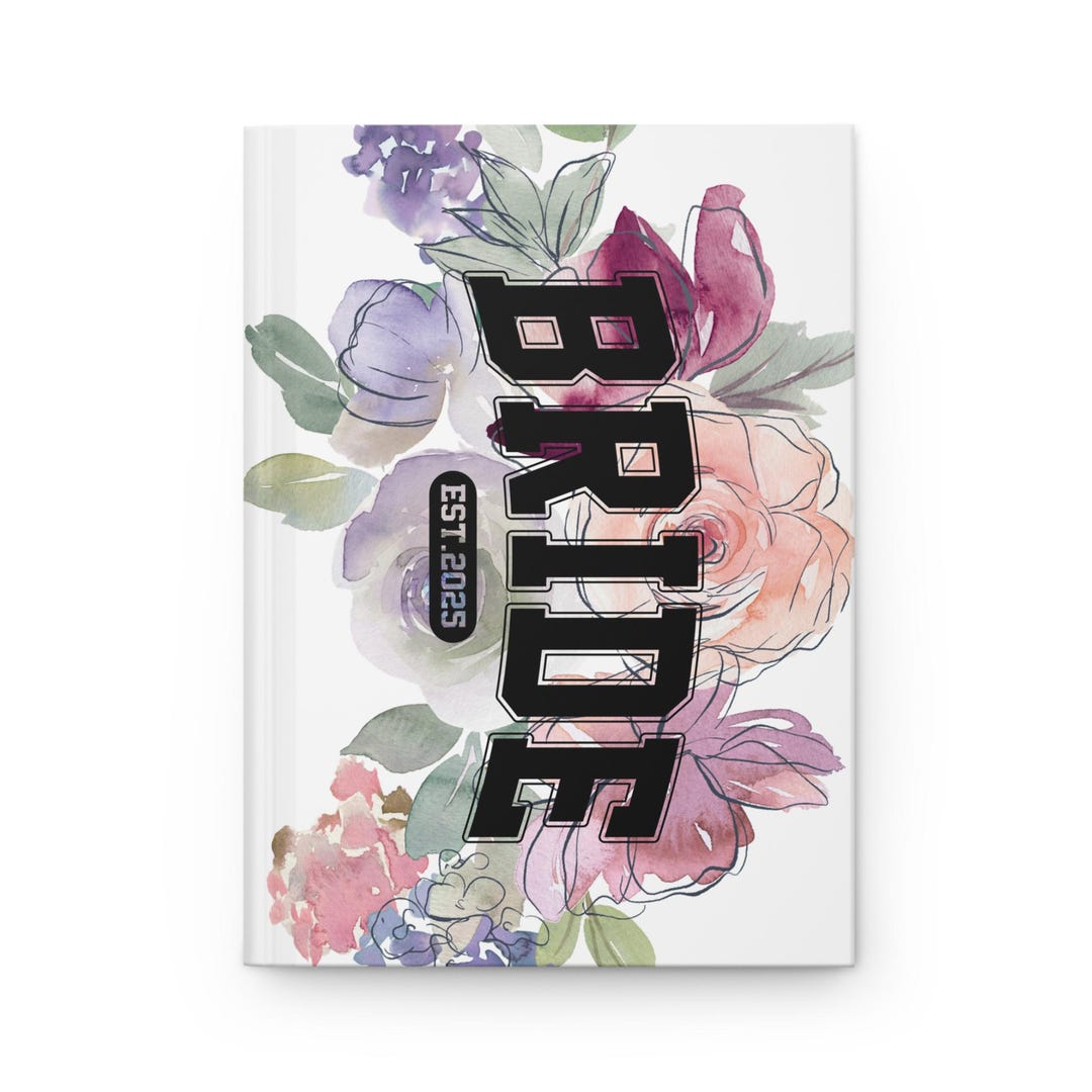 Floral Bride Journal, Beautiful Wedding Planner, Bridal Shower Gift ...