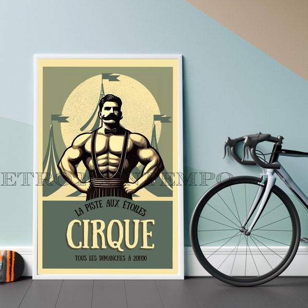 Circus Strongman - Etsy