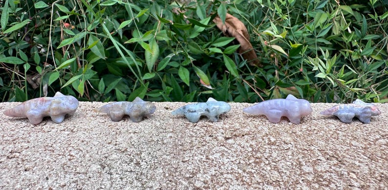 Crystal Axolotl Carvings - Mini - 1" - Etsy