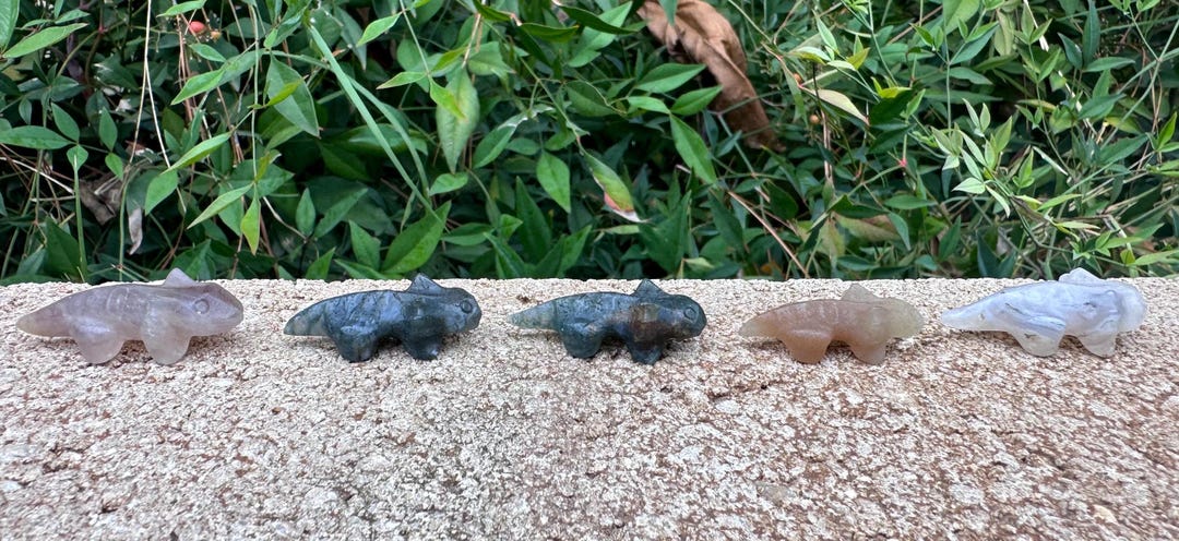 Crystal Axolotl Carvings - Mini - 1" - Etsy