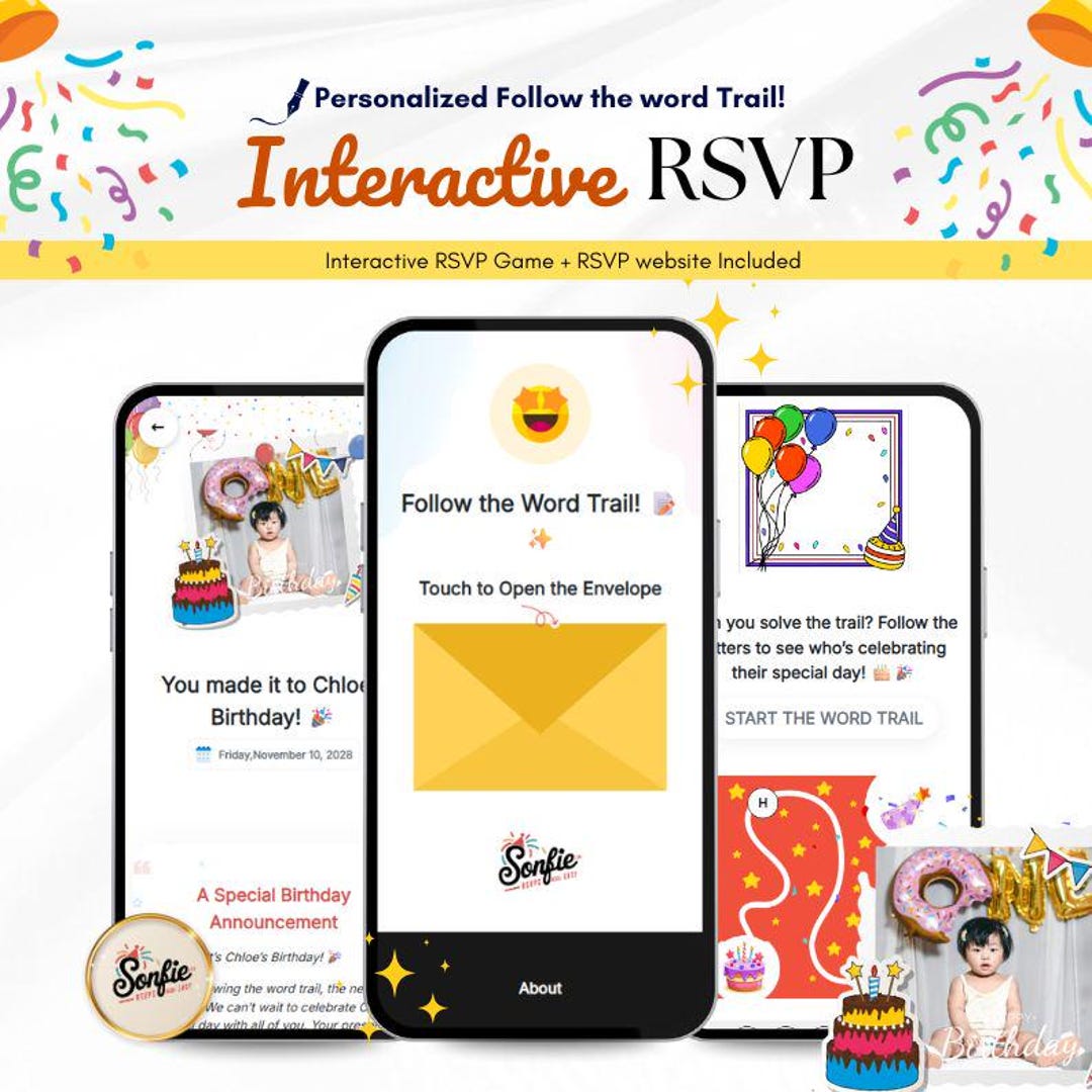 Interactive Birthday Invitation | Celebrate the Big Day With a Fun Name ...