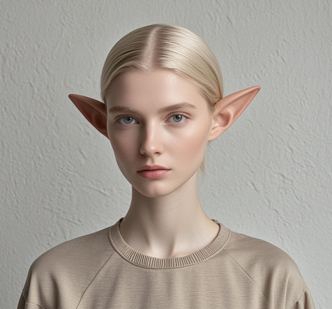 Elven Ears. Role-playing Ears. Fairy Ears. Skin-tone-matching Realistic ...