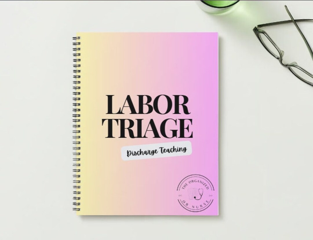 Labor Discharge Instructions for Patient Teaching Bound Flipbook - Etsy