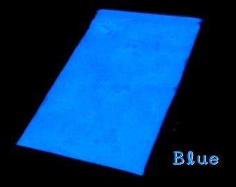 ROYAL BLUE Glow in the Dark Neon Pigment Powder - Etsy