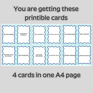 12 Printable Cards for Cash / Gift Idea / Money Cards / Gift Cards ...