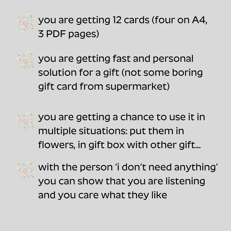 12 Printable Cards for Cash / Gift Idea / Money Cards / Gift Cards ...