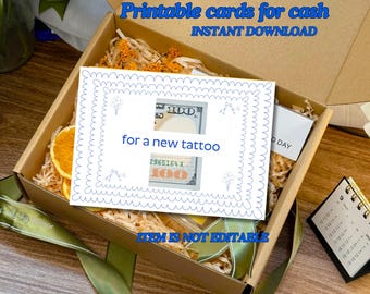 16 Printable Cards for Cash / Simple Gift Idea / Money Card / Easy Gift ...
