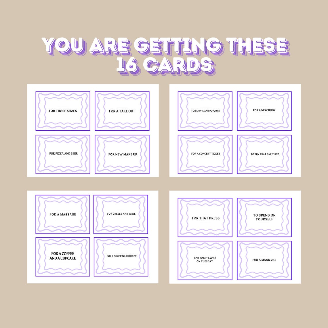 16 Printable Cards for Cash / Simple Gift Idea / Money Card / Easy Gift ...