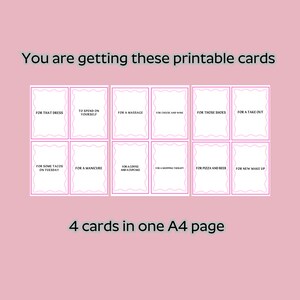 12 Printable Pink Cards for Cash / Money Holder / Cash Gift / Money ...