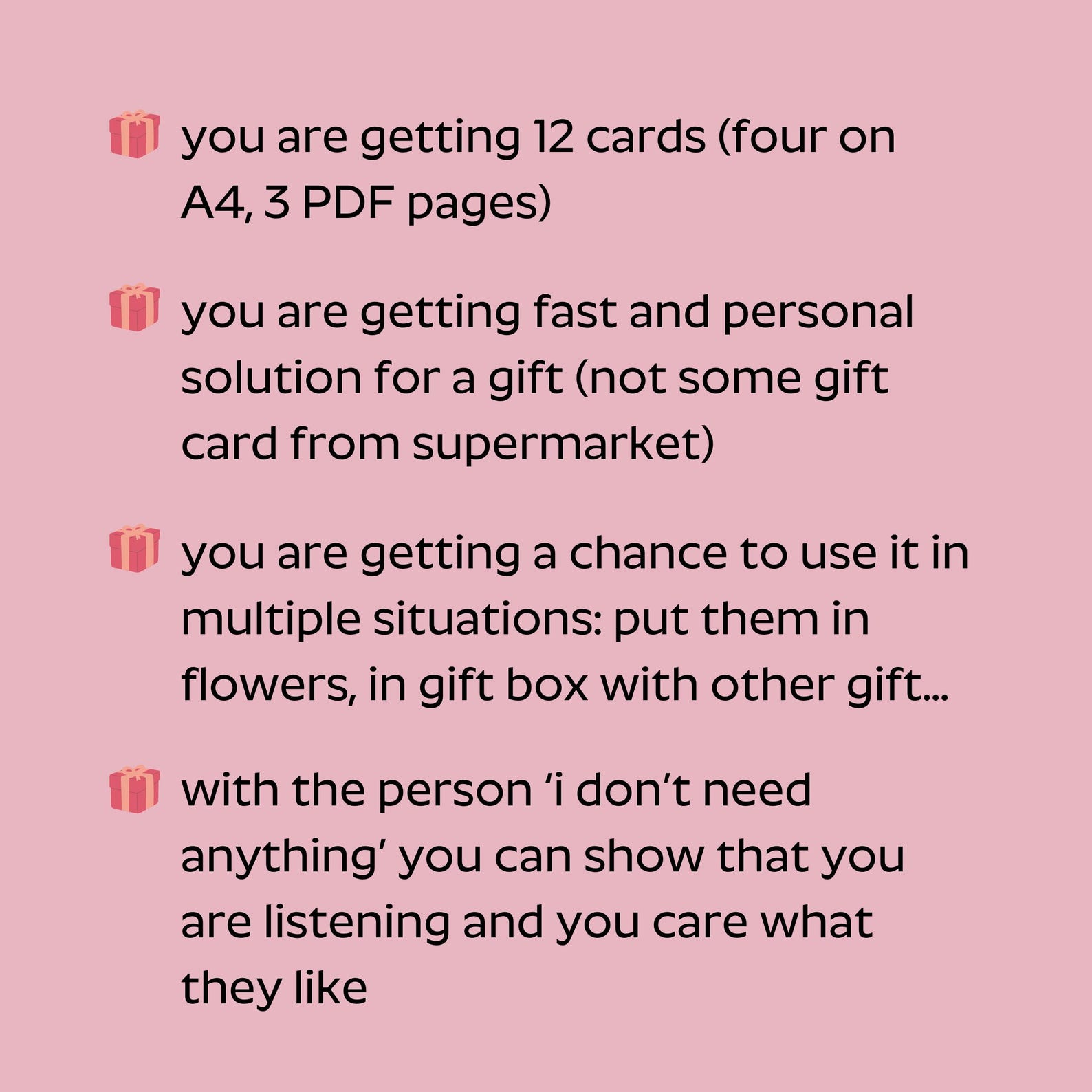 12 Printable Pink Cards for Cash / Money Holder / Cash Gift / Money ...
