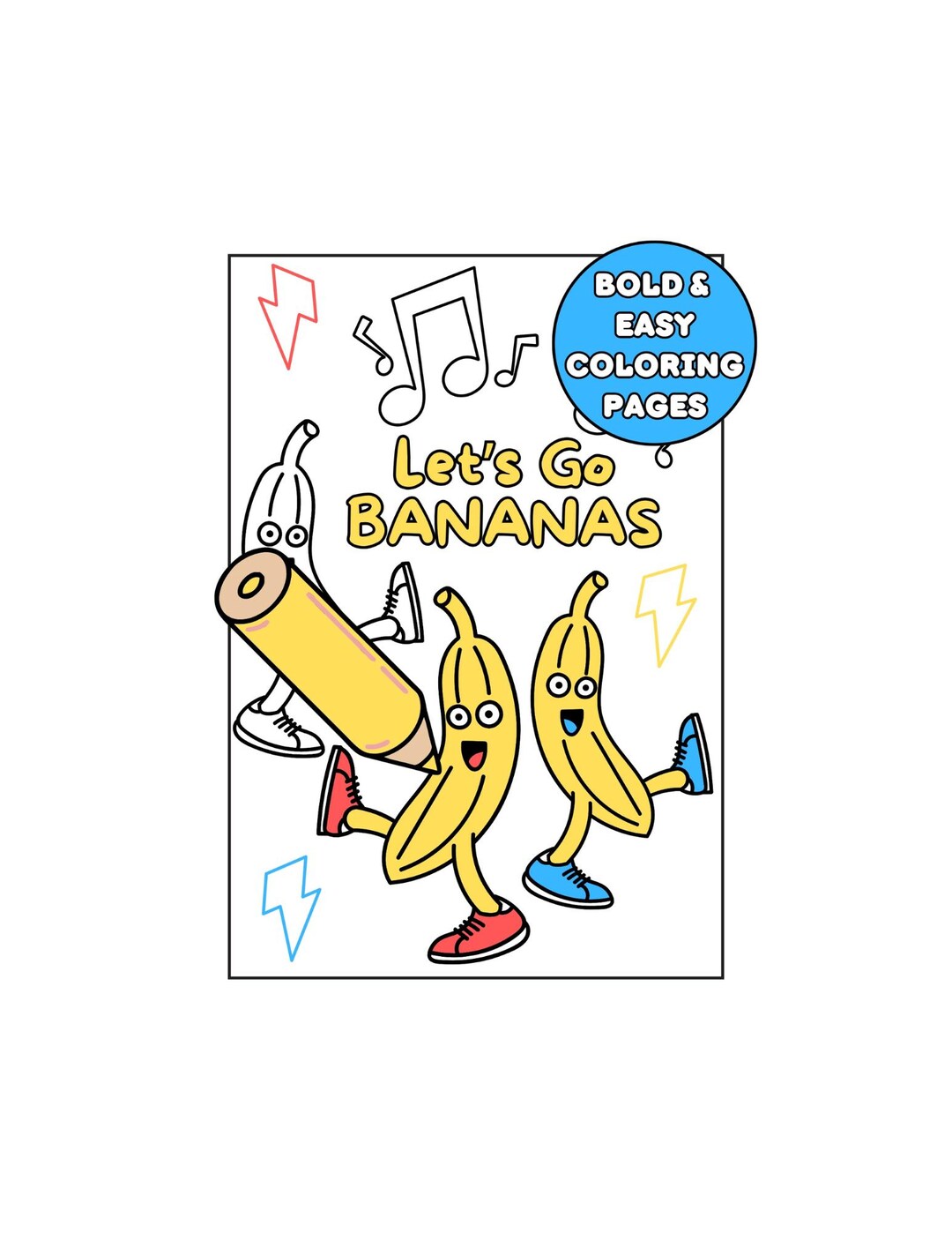 Funny Food Pun Coloring Pages - 21 Bold & Easy Printables (PDF Digital ...