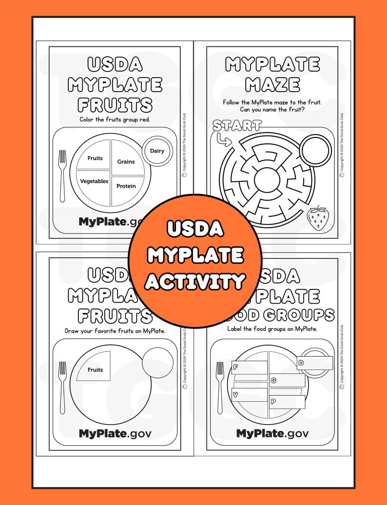 The Fruity Alphabet & More Fruits Group: Kids Coloring and Activity ...