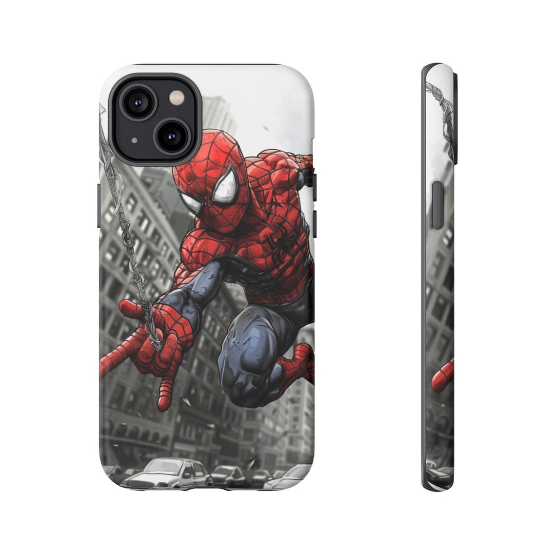 Custom Swinging Spider-man Phone Case Personalized Superhero Design ...