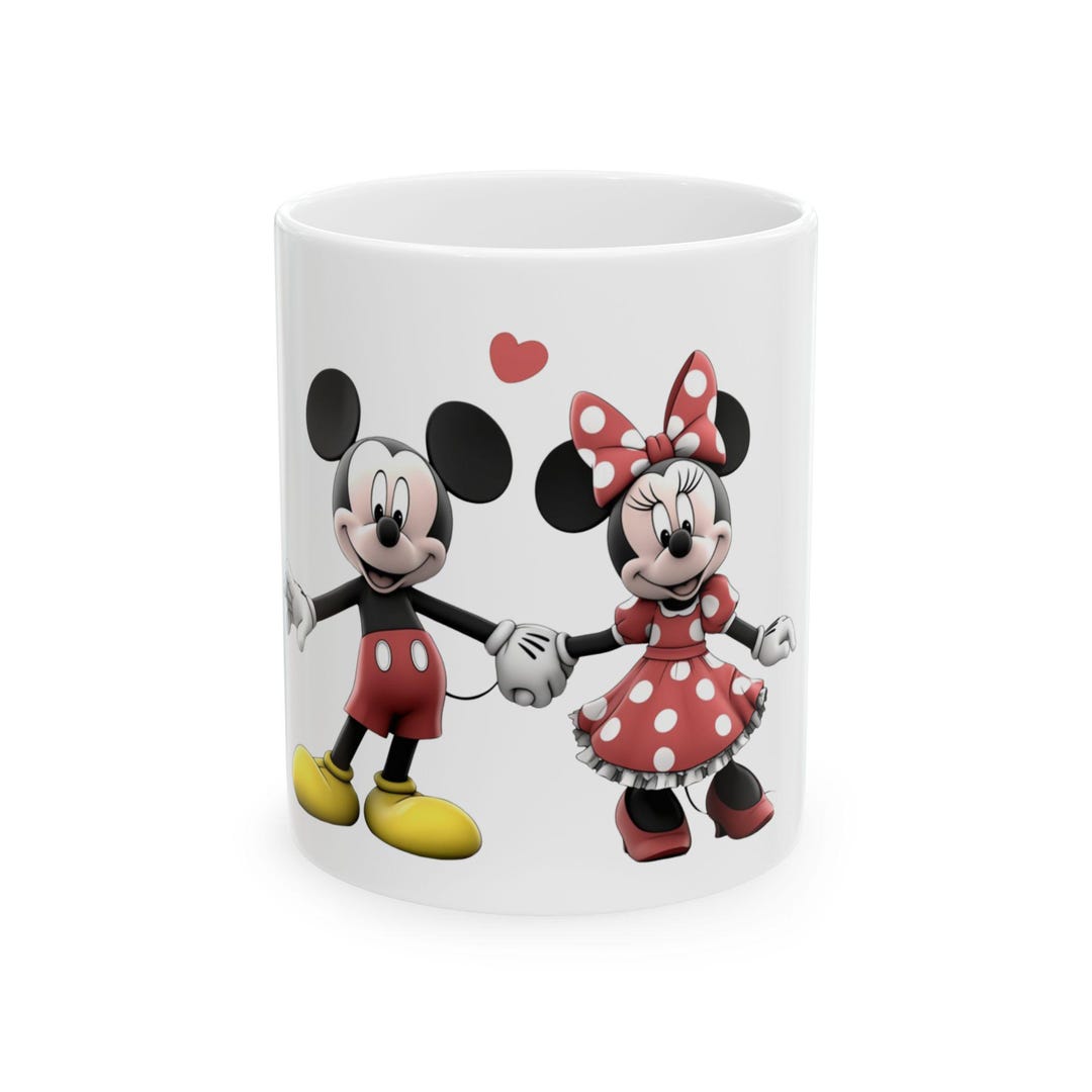 Custom Mickey and Minnie Mouse Coffee Mug - Etsy