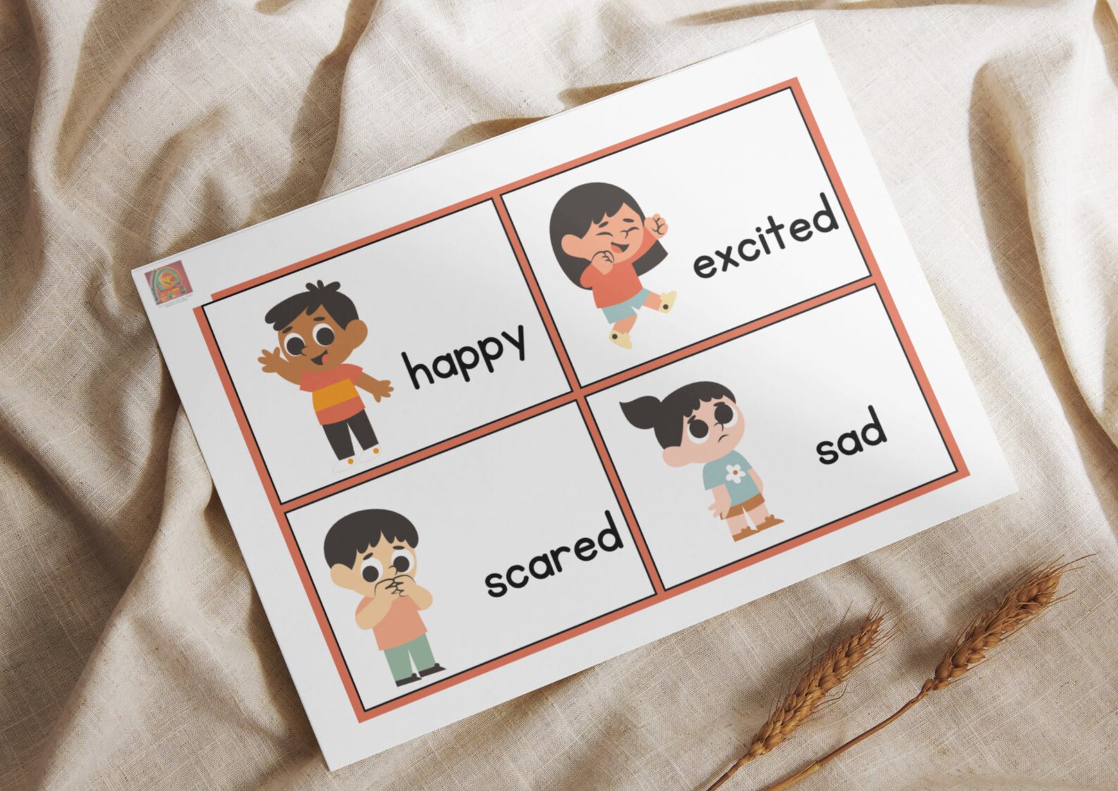 Emotion Feeling Flashcards, Pediatric Occupational Therapy Activity OT ...