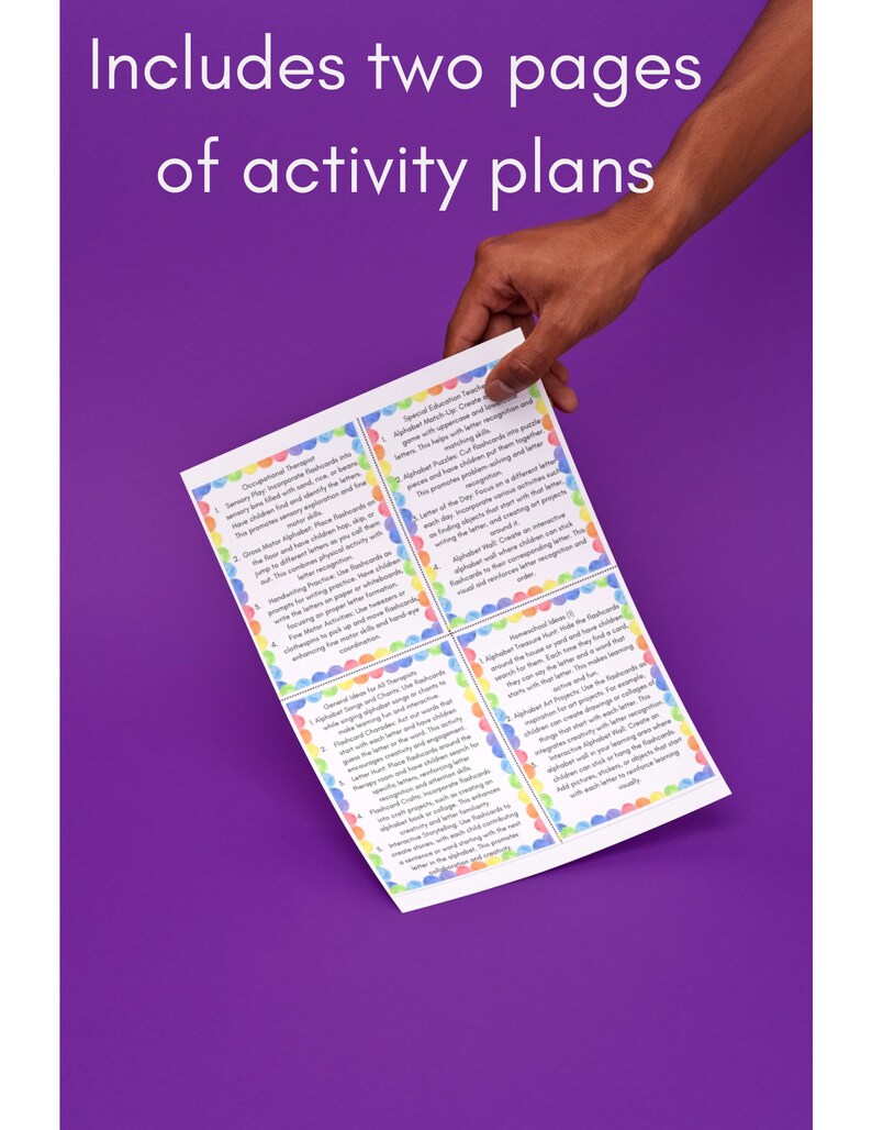 ABC Alphabet Flashcards, Pediatric Occupational Therapy Activity OT SLP ...