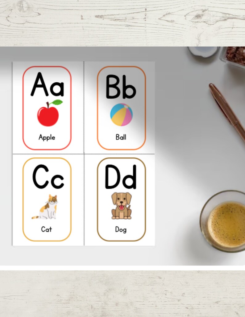 ABC Alphabet Flashcards, Pediatric Occupational Therapy Activity OT SLP ...