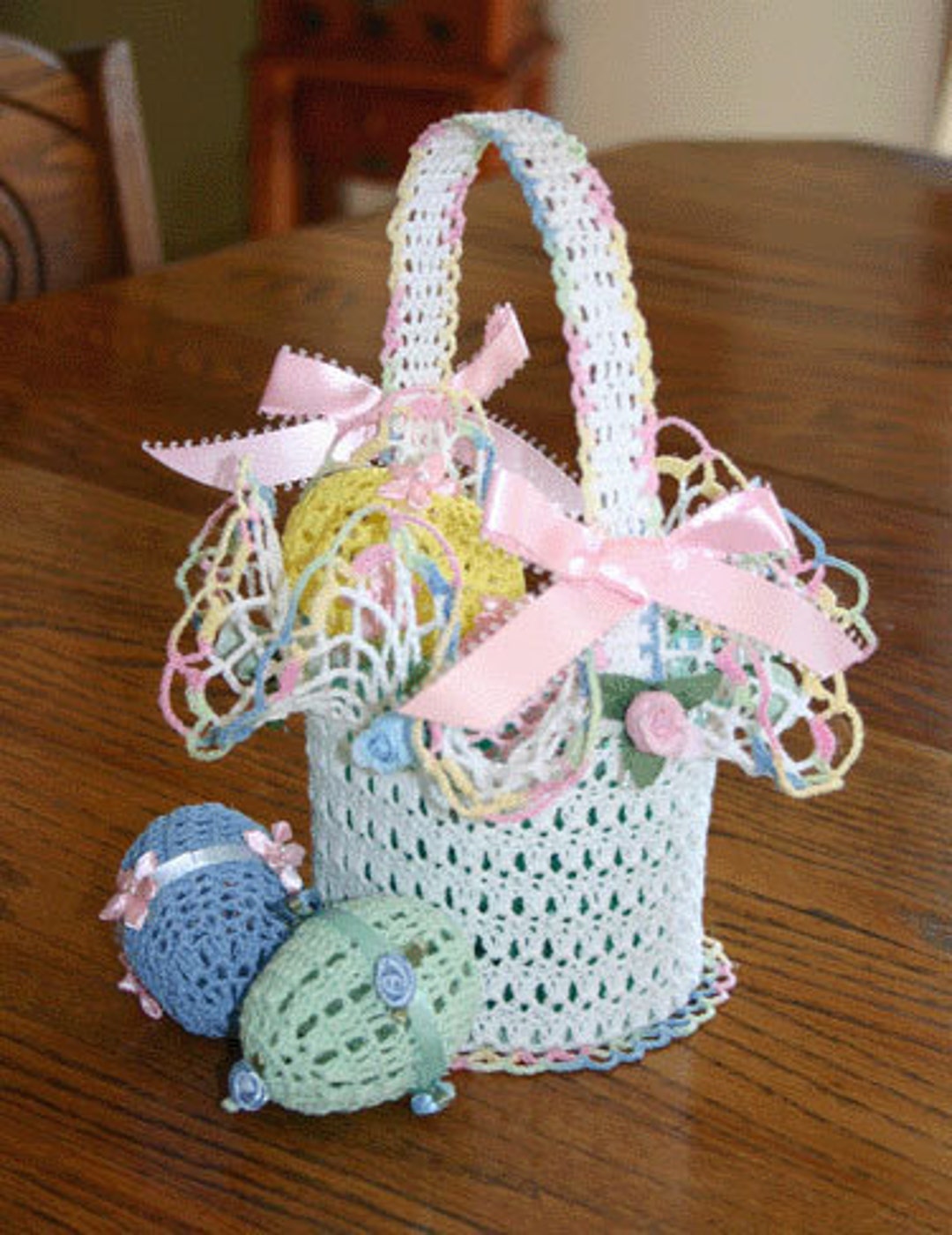 0464 A Tisket A Tasket Easter Basket Crochet Pattern - Etsy