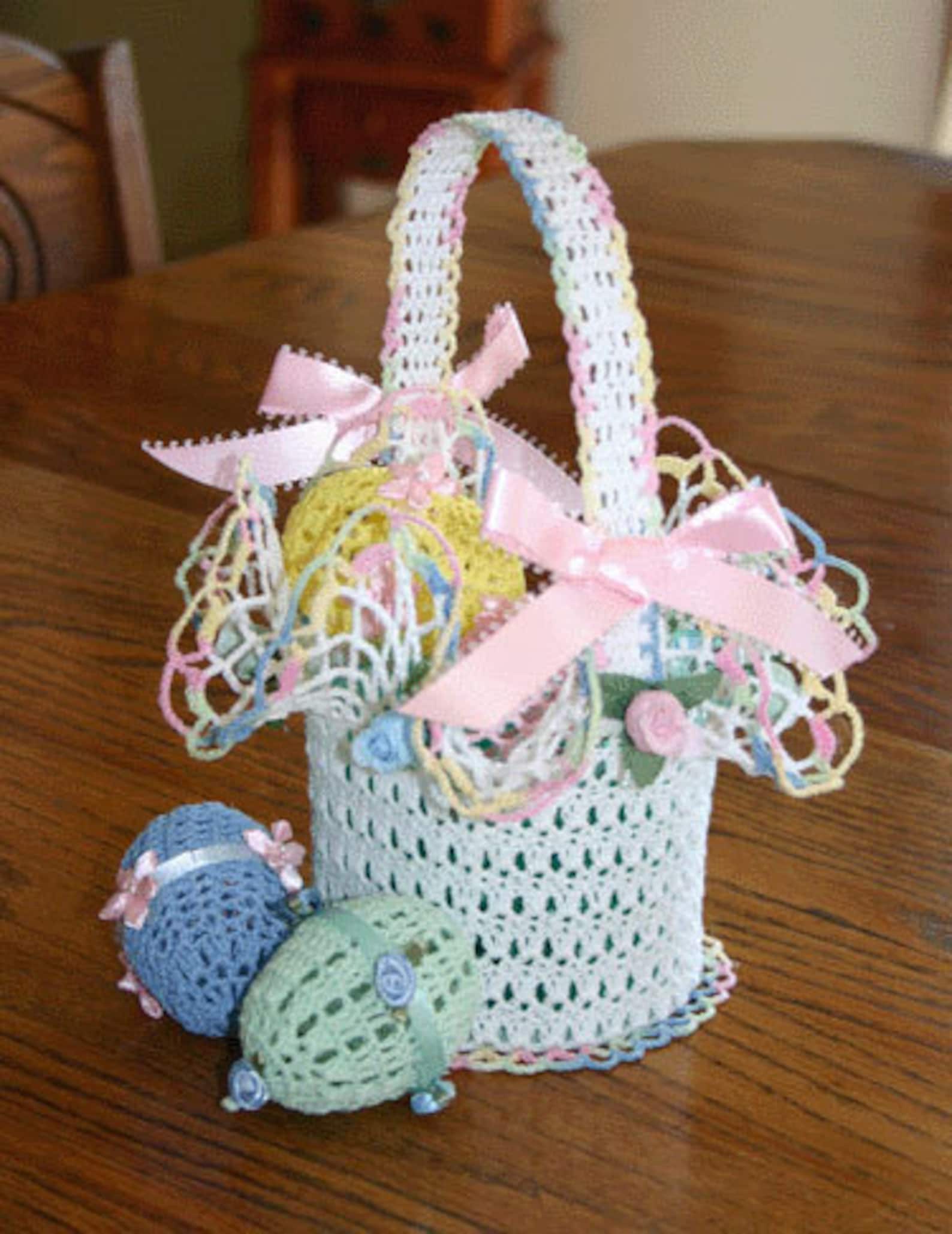 0464 A Tisket A Tasket Easter Basket Crochet Pattern - Etsy