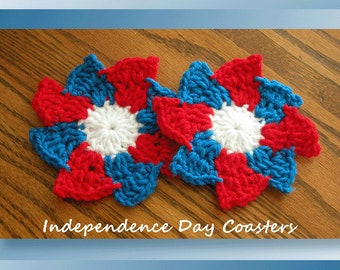 Digital Crochet Pattern for 4th of July Independence Day Crochet Drink ...