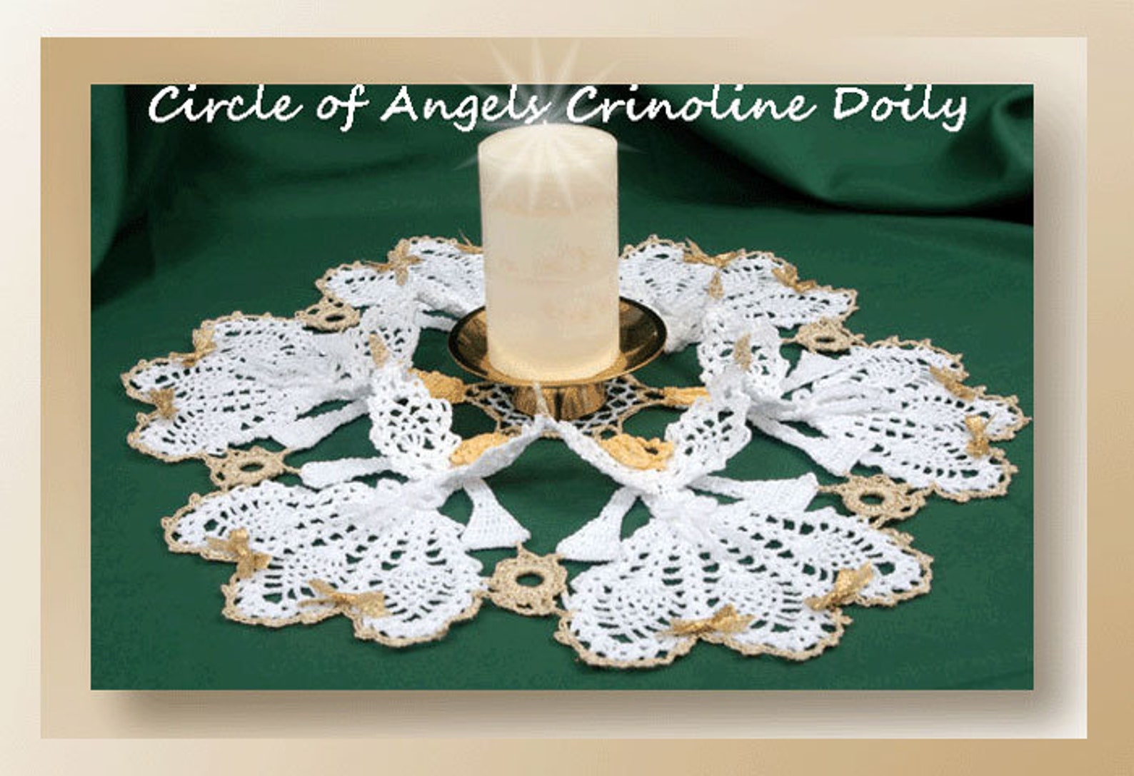 Circle of Angels Crinoline Doily - Etsy