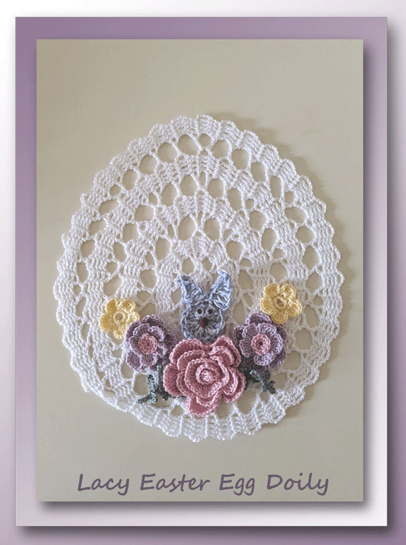 Lacy Easter Egg Doily - Etsy