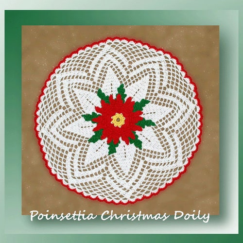 Beautiful Crochet Christmas Spirit Doily PATTERN PDF - Etsy