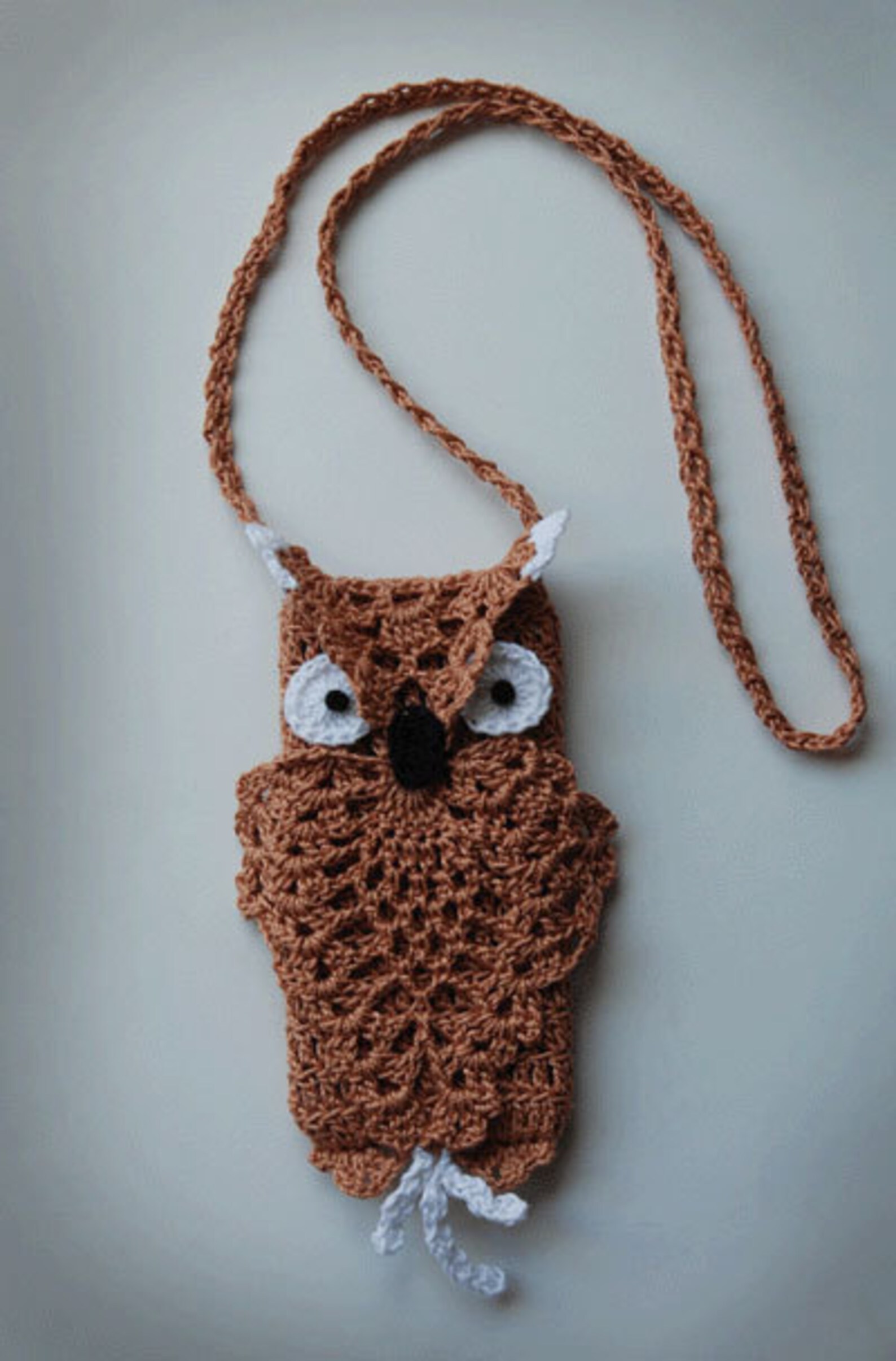 0788 Hoot-hoot Cell Phone Holder Crochet Pattern - Etsy