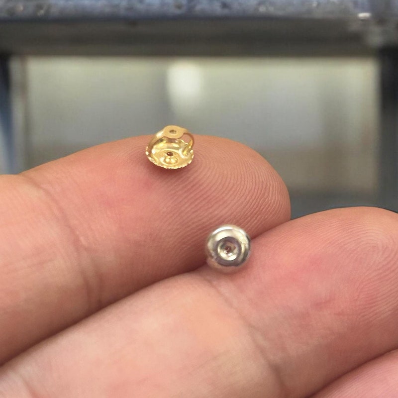 22gauge Flat Back Gold Stud - Etsy