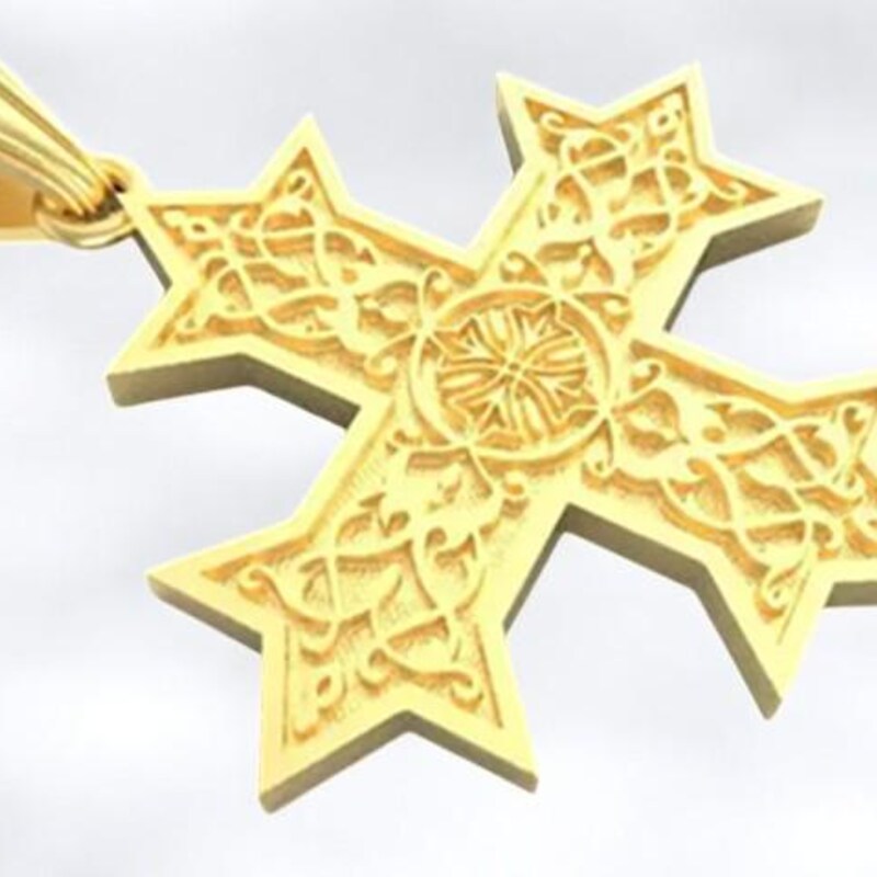 Coptic Cross Pendant - Etsy