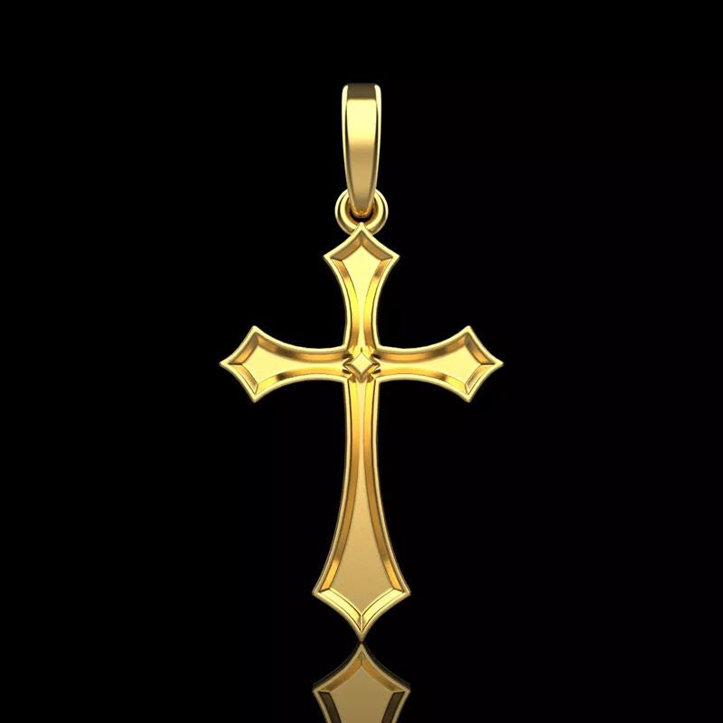 Silver Plain Cross 25mm - Etsy