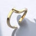 14k, 18k Solid Gold Wave Design Women's Toe Ring, Toe Ring Solid Gold ...
