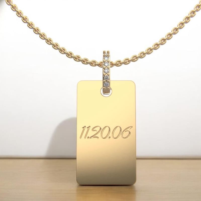 Rectangle Tag - Etsy