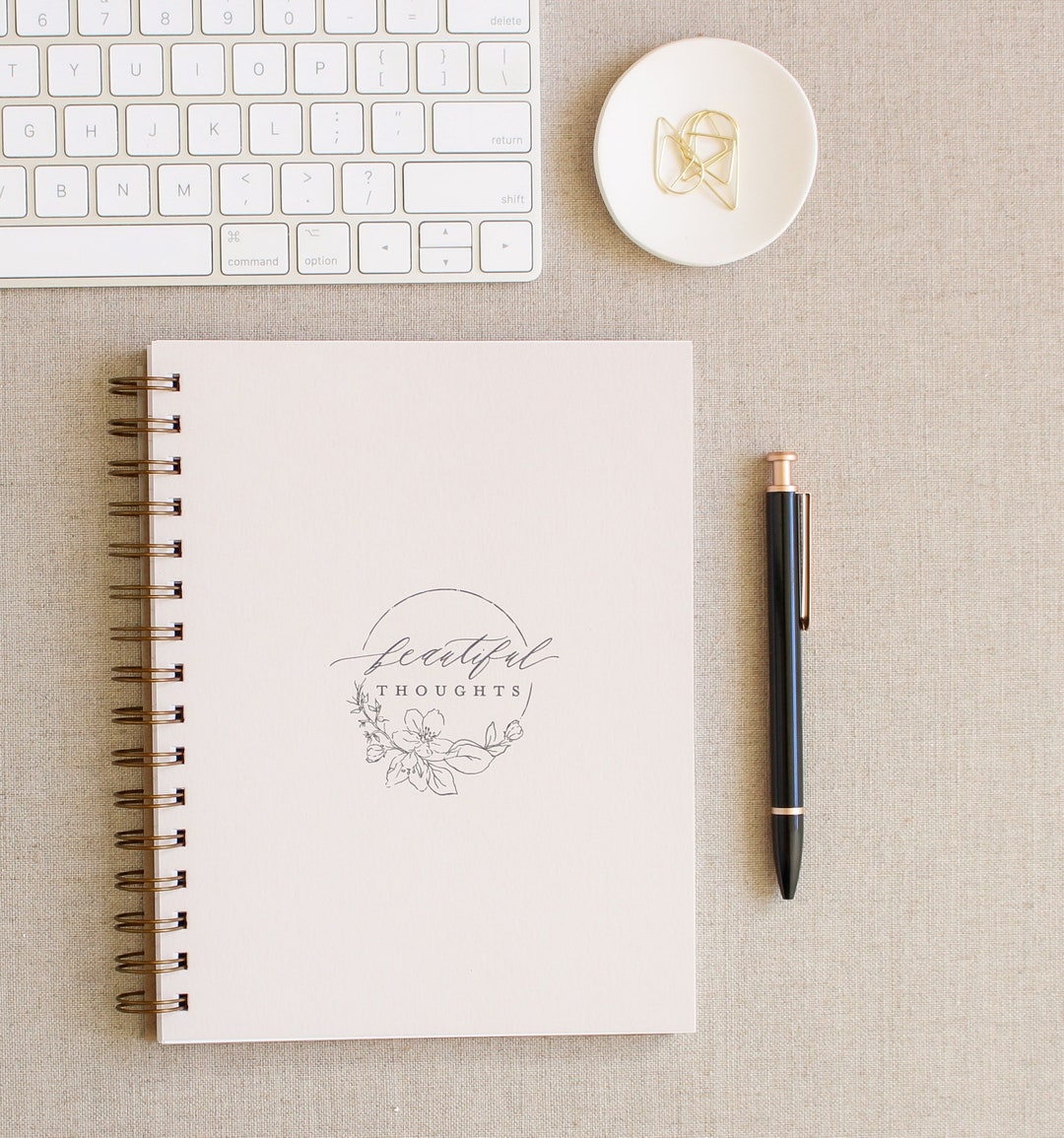 Beautiful Thoughts Journal // Thought Journal, Anxiety Journal, Therapy ...