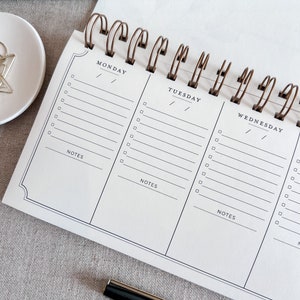 Keyboard Planner // Weekly Planner, Undated Planner, Inspirational ...