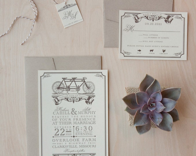 Ticket Wedding Invitation Steampunk Invitation Punch Card - Etsy