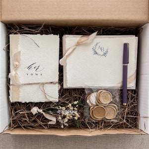 Wedding Gift for Bride, Wedding Gift Box, Curated Gift Box, Vow Book ...