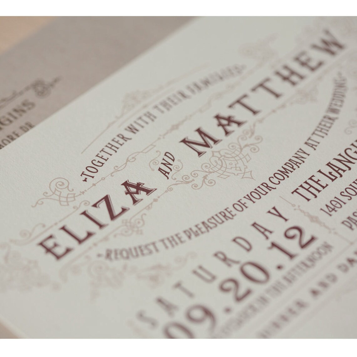 Wedding Invitations Handmade Rustic Wedding Fall Wedding - Etsy