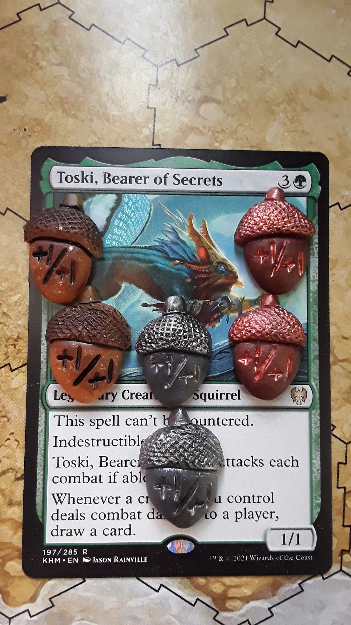 Acorn 1/1 counters for Magic: the Gathering | Etsy