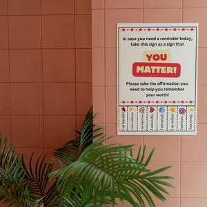 Affirmation "take One" Poster - Etsy