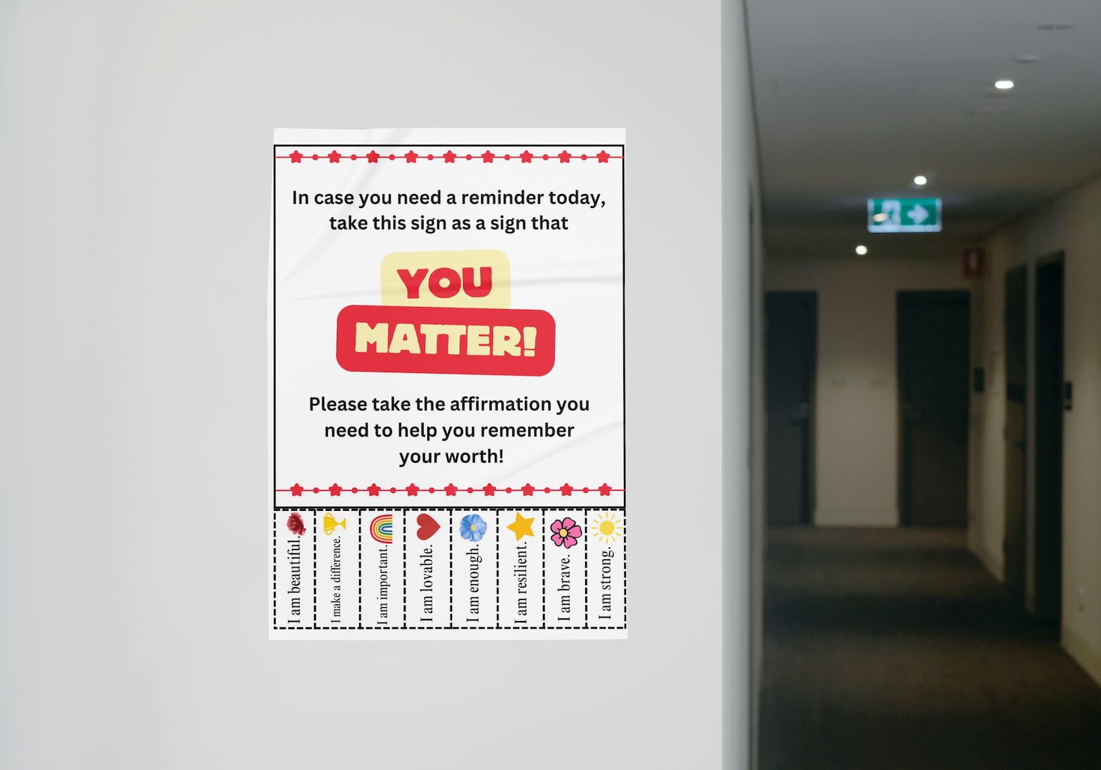 Affirmation "take One" Poster - Etsy