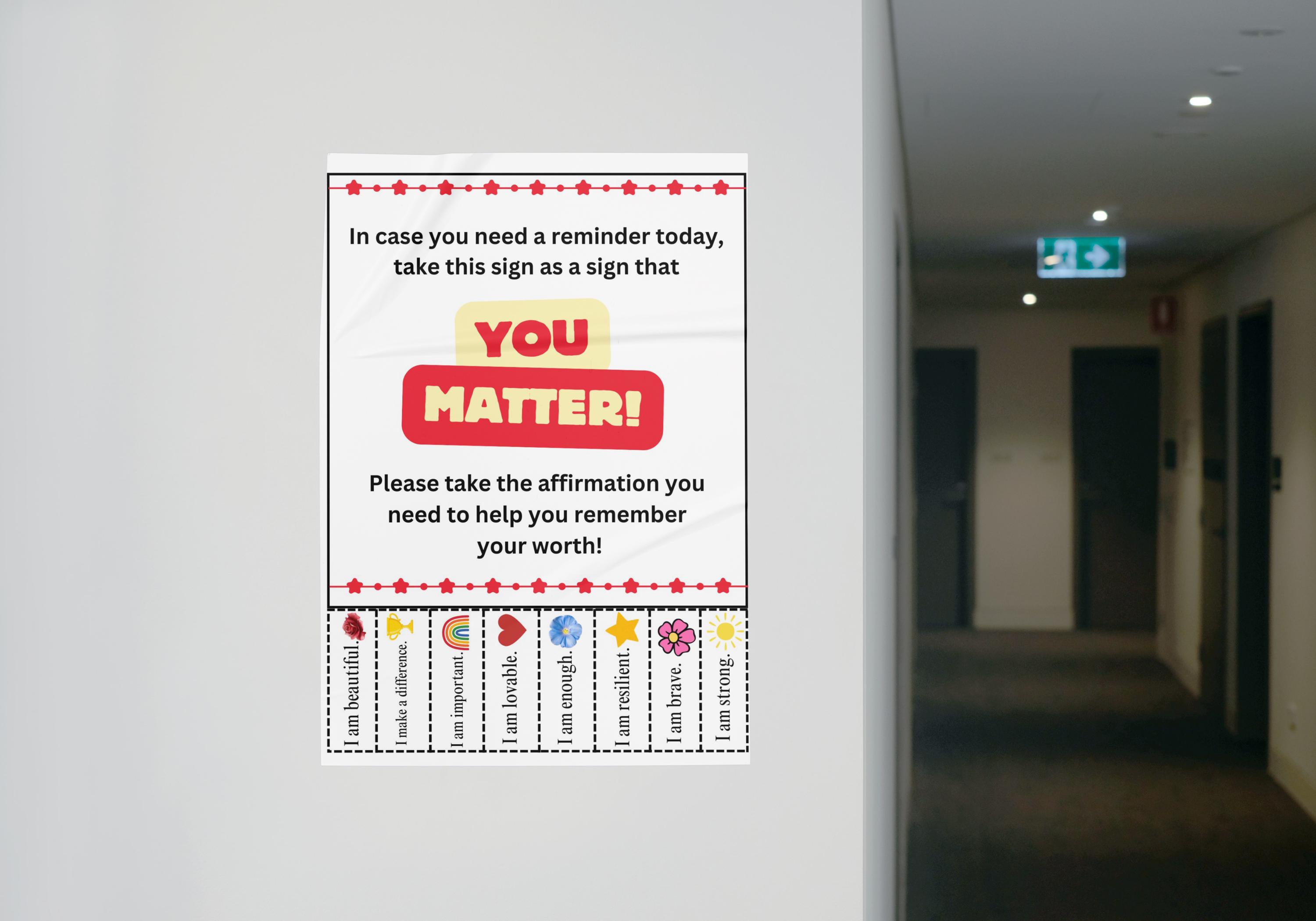 Affirmation "take One" Poster - Etsy