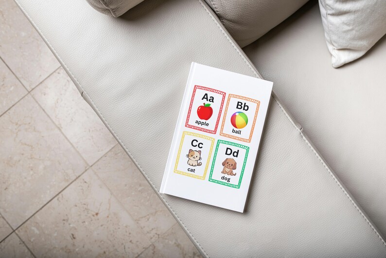 Alphabet Flash Cards - Etsy